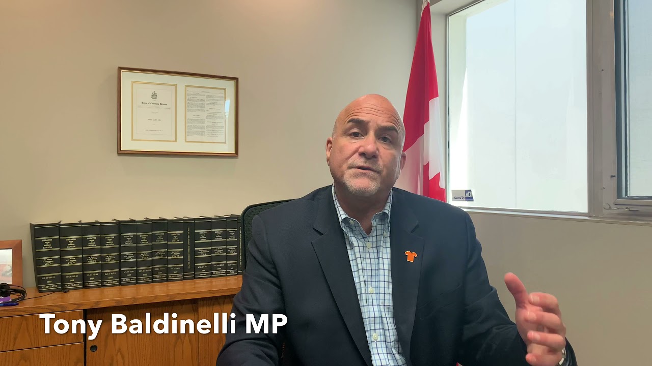MP Tony Baldinelli Canada Day Message - YouTube