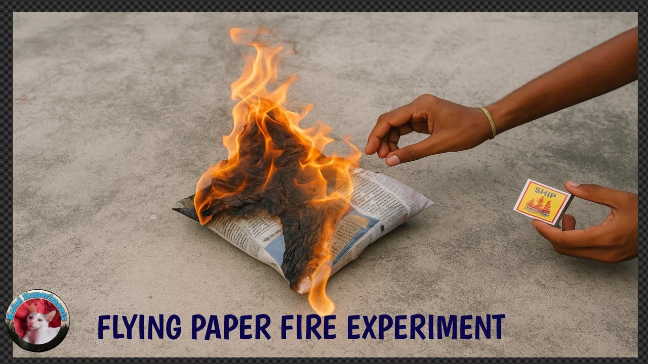 HOW TO MAKE A FLYING PAPER FIRE 🔥🔥 - YouTube