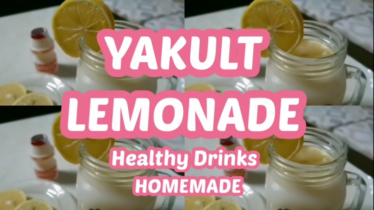 YAKULT LEMONADE | HEALTHY DRINKS | HOMEMADE| Mae Vibes - YouTube