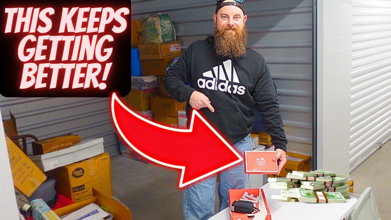 This abandoned storage unit keeps getting better and better! - YouTube