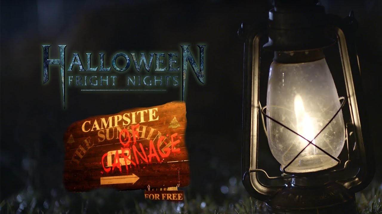 Walktrough redneck campsite Of Carnage Walibi Fright Nights 2016 - YouTube