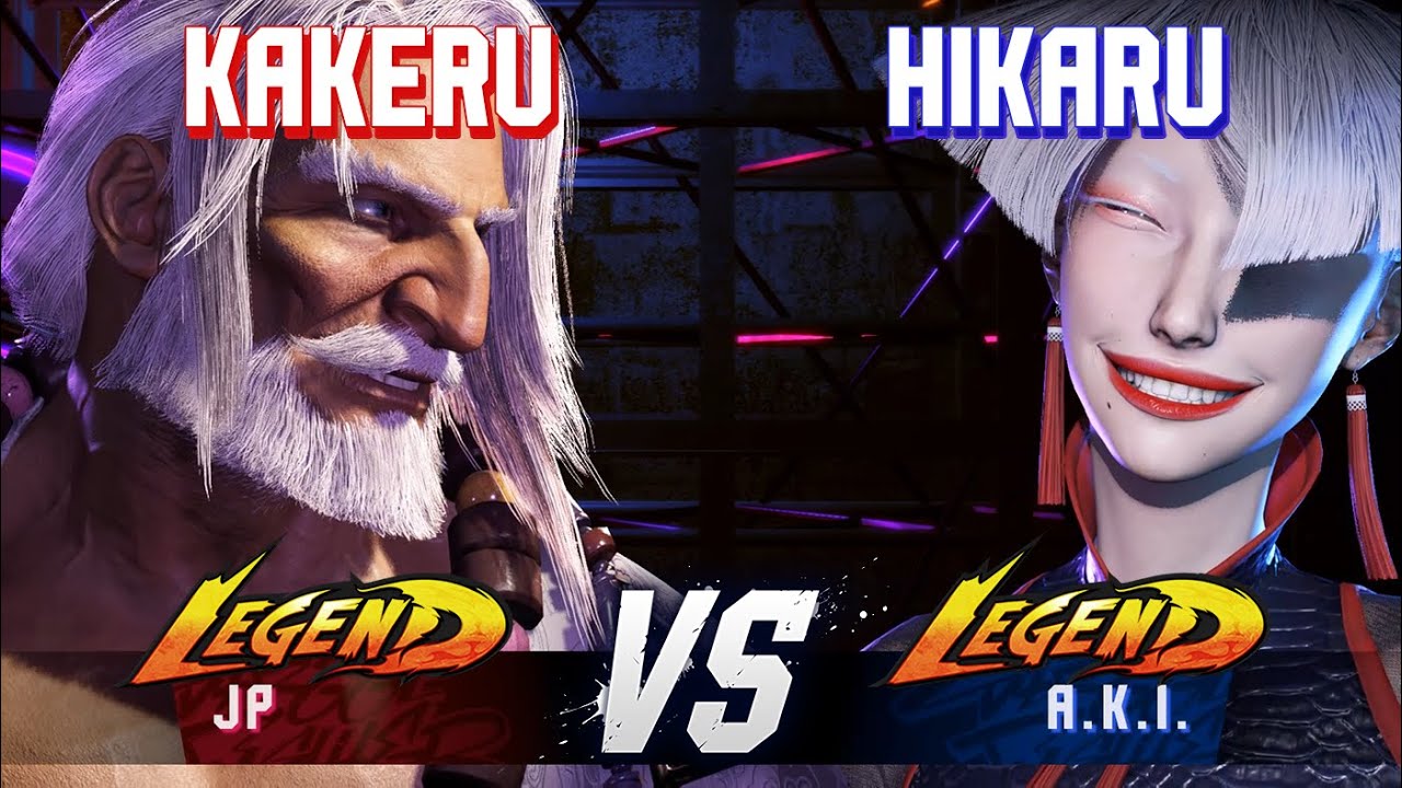 SF6 KAKERU (JP) vs HIKARU (A.K.I.) High Level Gameplay - YouTube