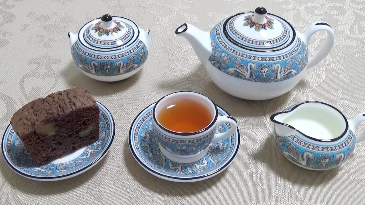 Wedgwood Florentine Turquoise Miniature Tea Set - YouTube