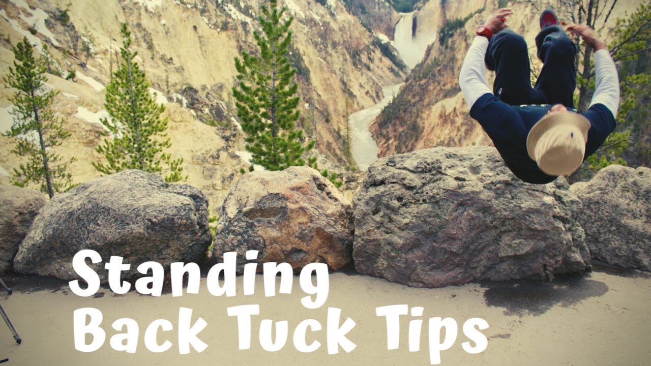 How To Do A Standing Back Tuck - YouTube