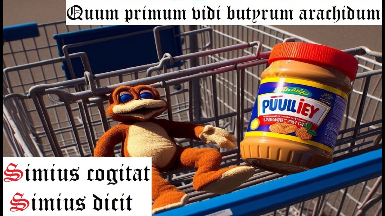 SIMIUS COGITAT SIMIUS DICIT: quum primum vidi butyrum arachidum - YouTube