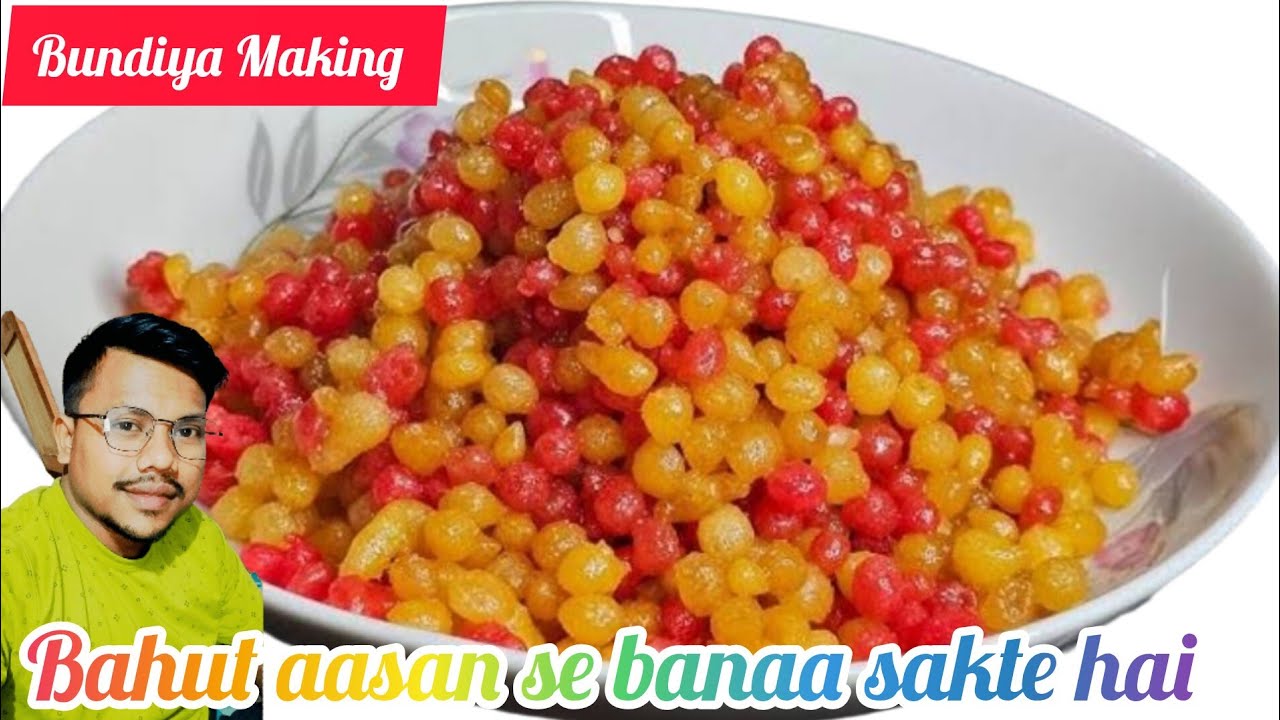 bundiya Making recipe bahut simple se banaa sakte hai/ - YouTube