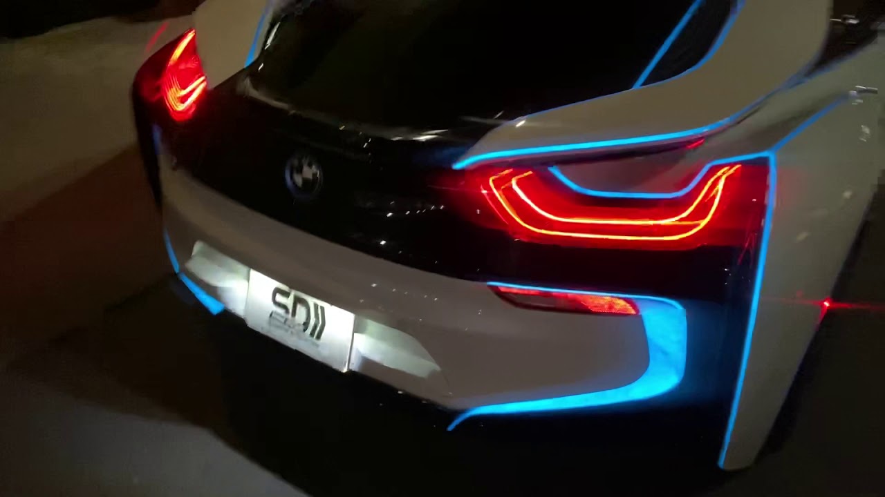 NEON WRAP ON THIS BMW I8. WRAPPING NEW I8. BEST I8 WRAP. SAN DIEGO ...