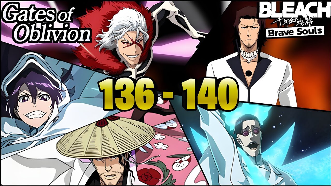 Senkaimon Gate Of Oblivion Stage 136 - 140 || BLEACH BRAVE SOULS - YouTube