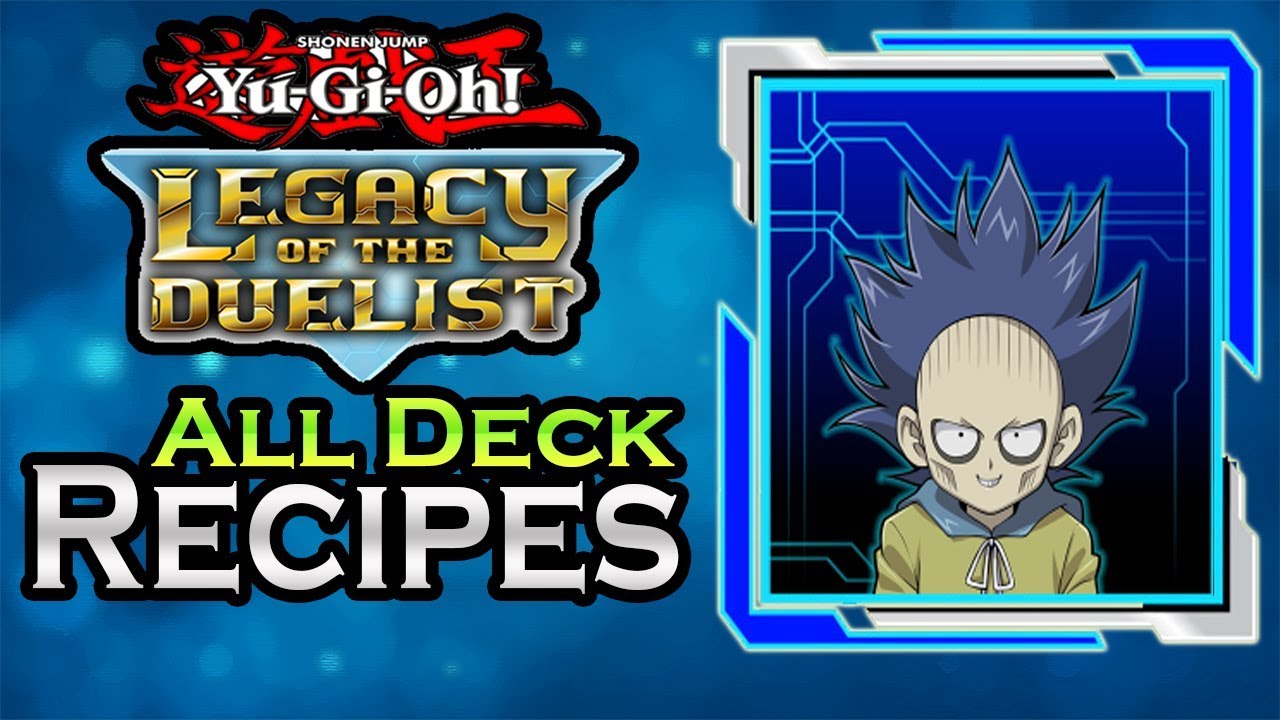 Yu-Gi-Oh! Legacy of the Duelist - All Bonz's Deck Recipes - YouTube