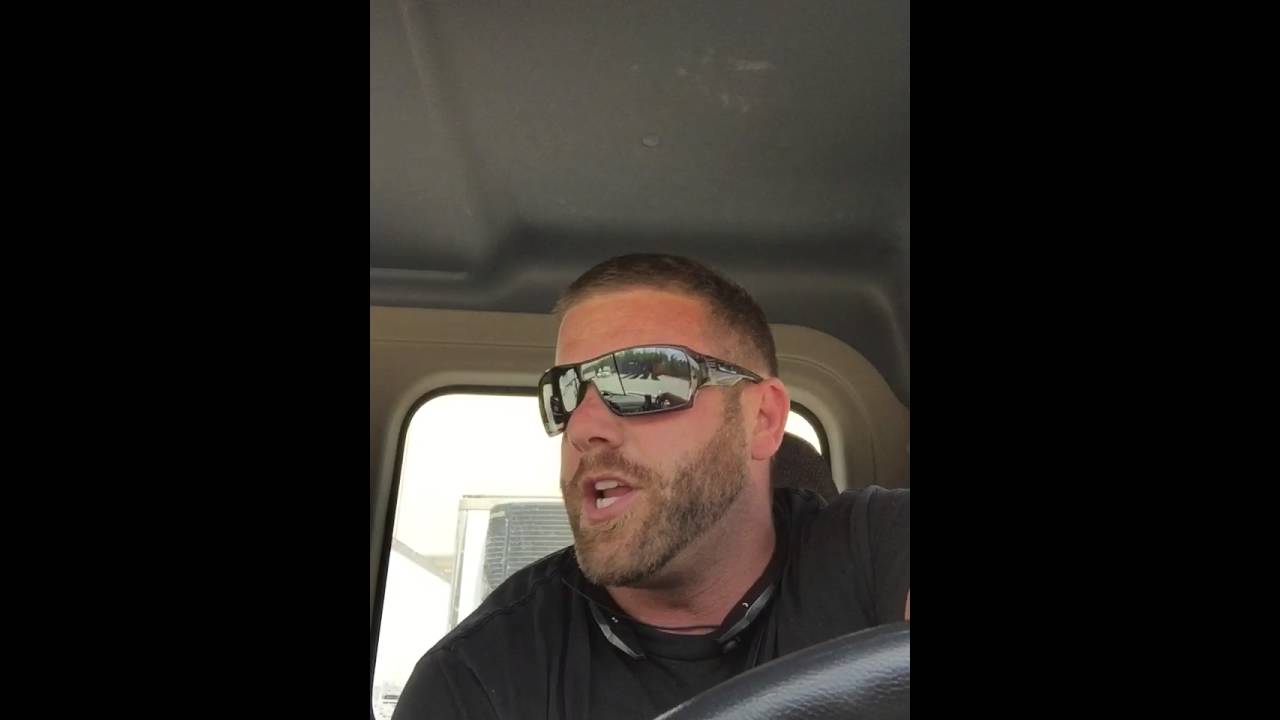 Angry truck driver - YouTube