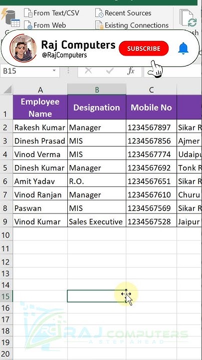 Remove Duplicate Values In Excelraj Computersraj Sir Shorts Removeduplicate Remove
