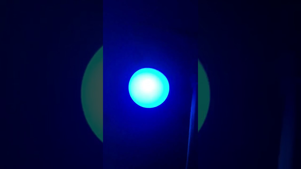 Blue led light - YouTube