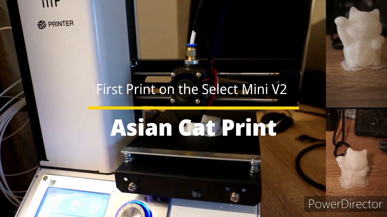 Monoprice select mini v2 timelapse - YouTube