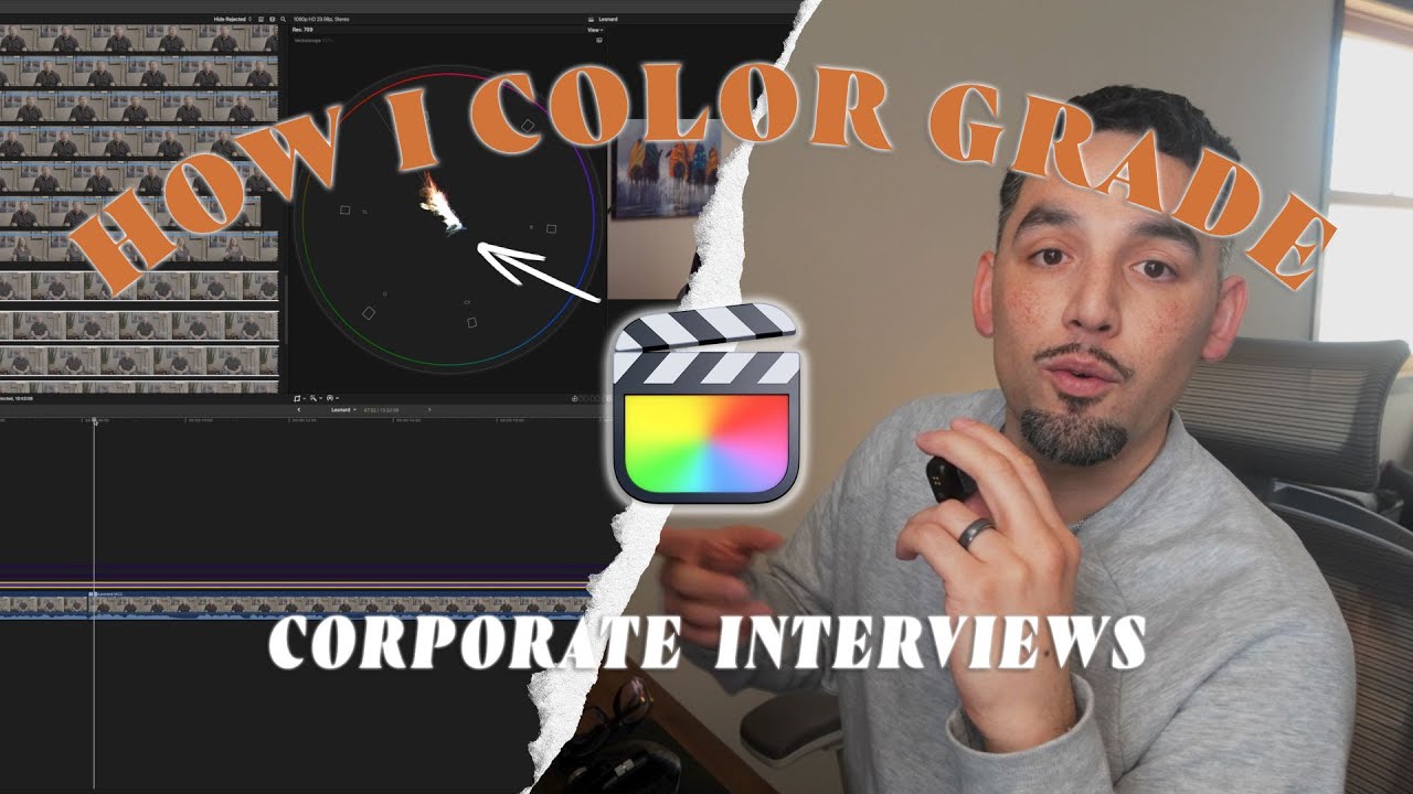 My Color Grading Workflow for Corporate Projects | Matching NX800 & FX6 ...