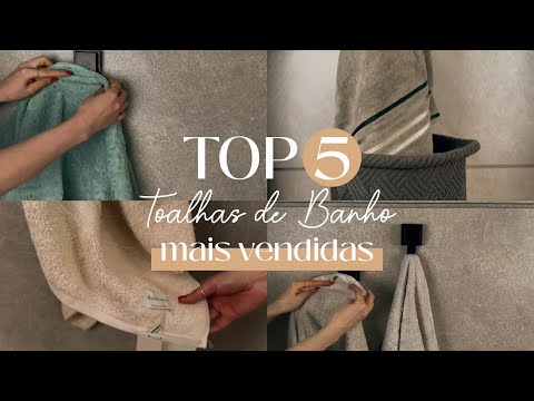As 5 Toalhas de Banho que estão FAZENDO SUCESSO! Qual é a sua favorita?
