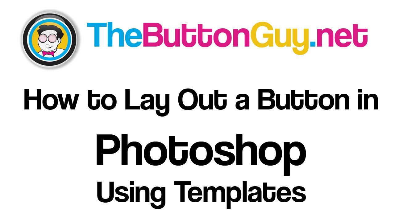 How to Lay Out a Button in Photoshop - YouTube