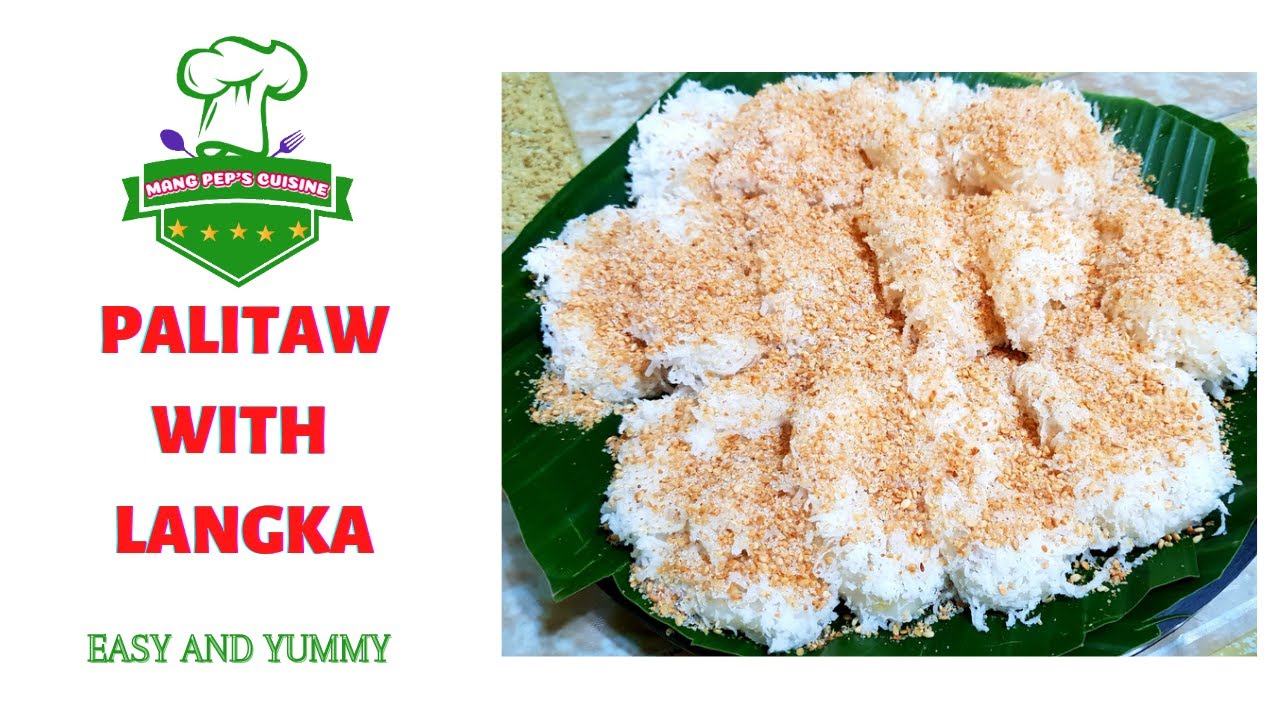 How to cook palitaw with langka fillings - YouTube