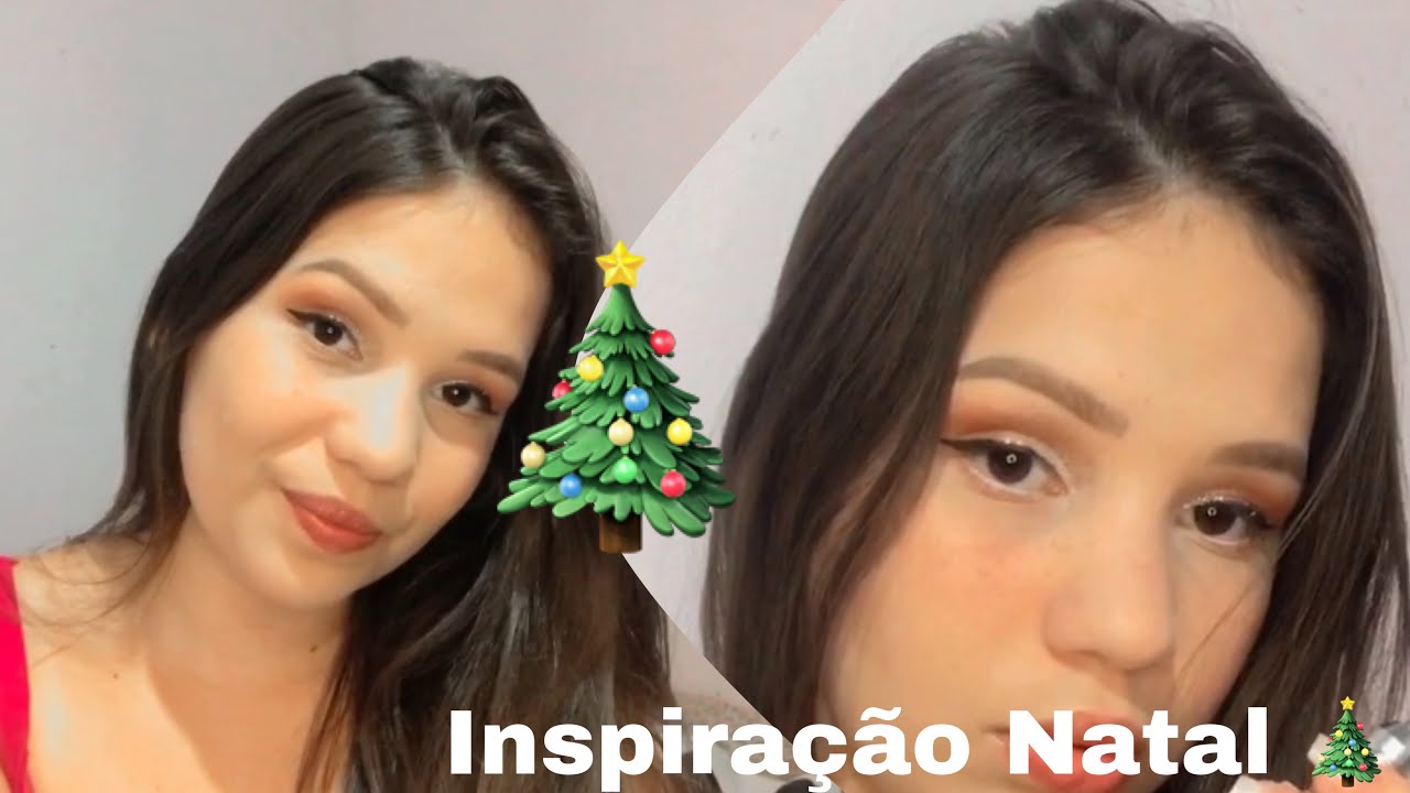 Inspiração MAKE DE NATAL 🎄 - YouTube