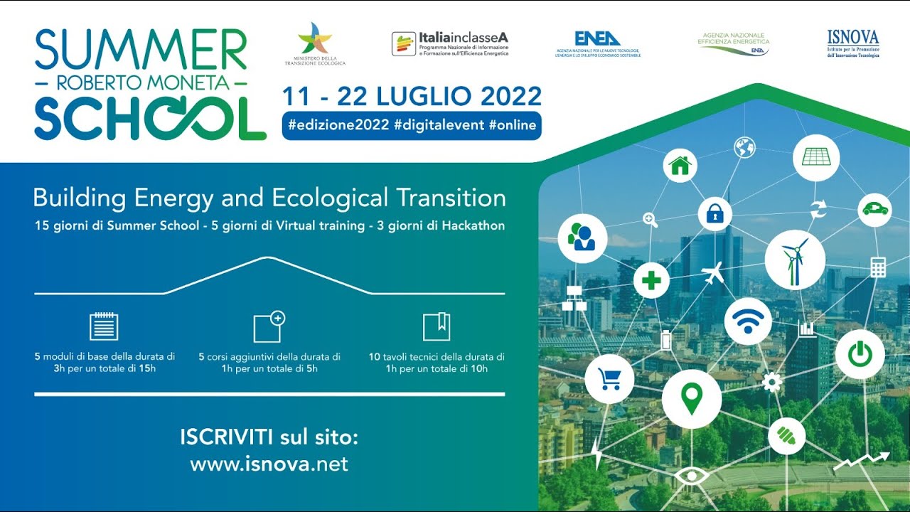 SUMMER SCHOOL ENEA ‘ROBERTO MONETA’ (BEET) 11- 23 Luglio 2022 - YouTube