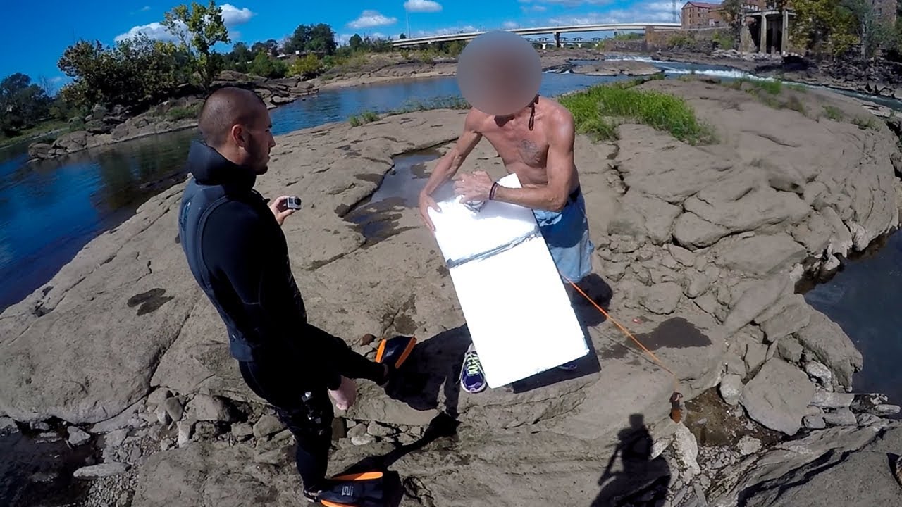 Rescued Man From DANGEROUS Situation in River.. | Jiggin' With Jordan ...