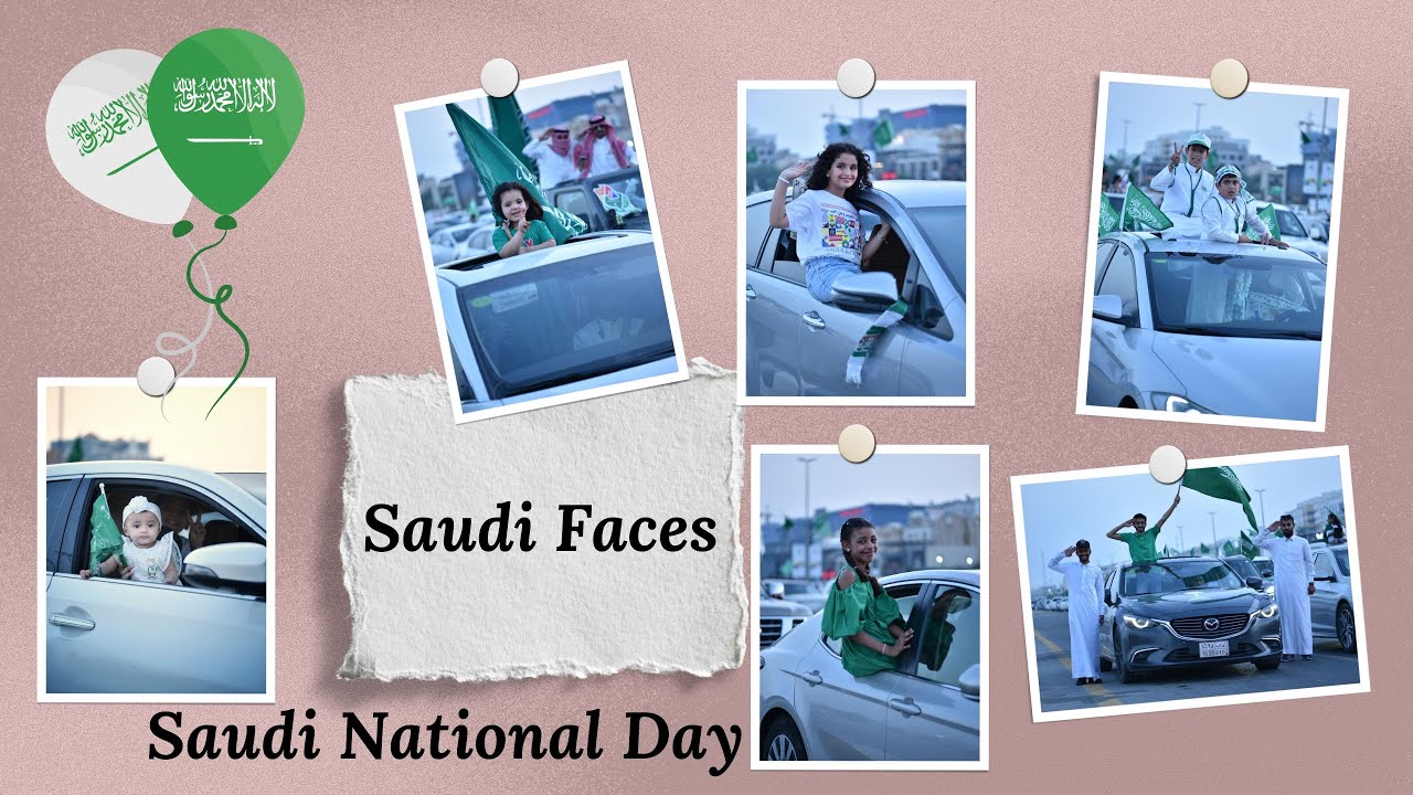 Saudi's Faces During Saudi National Day - YouTube
