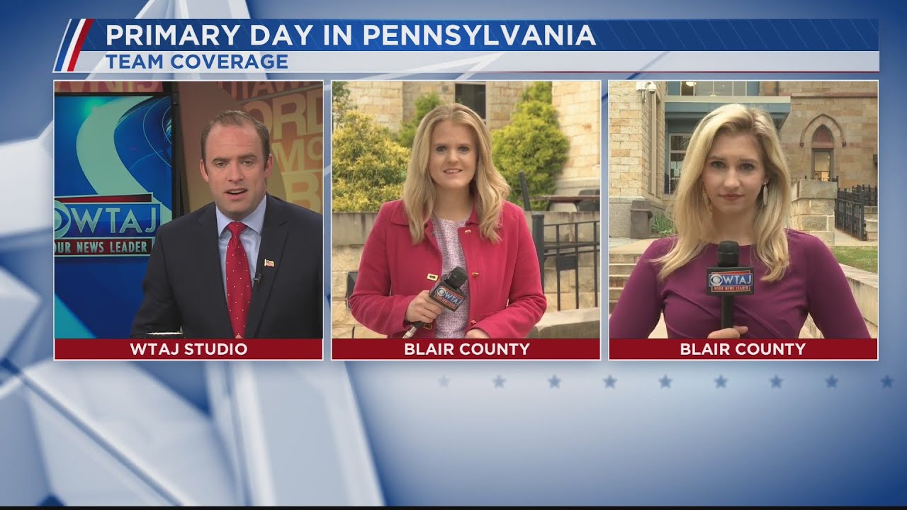 Team Coverage on WTAJ News This Morning- Election Day - YouTube