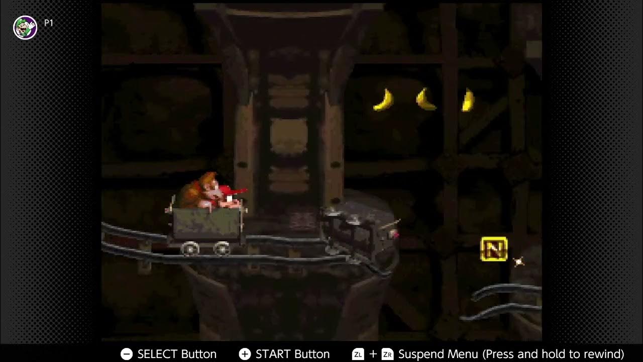 Donkey Kong Country Episode 9 Mine Cart Carnage Nintendo Switch SNES Gameplay Walkthrough - YouTube
