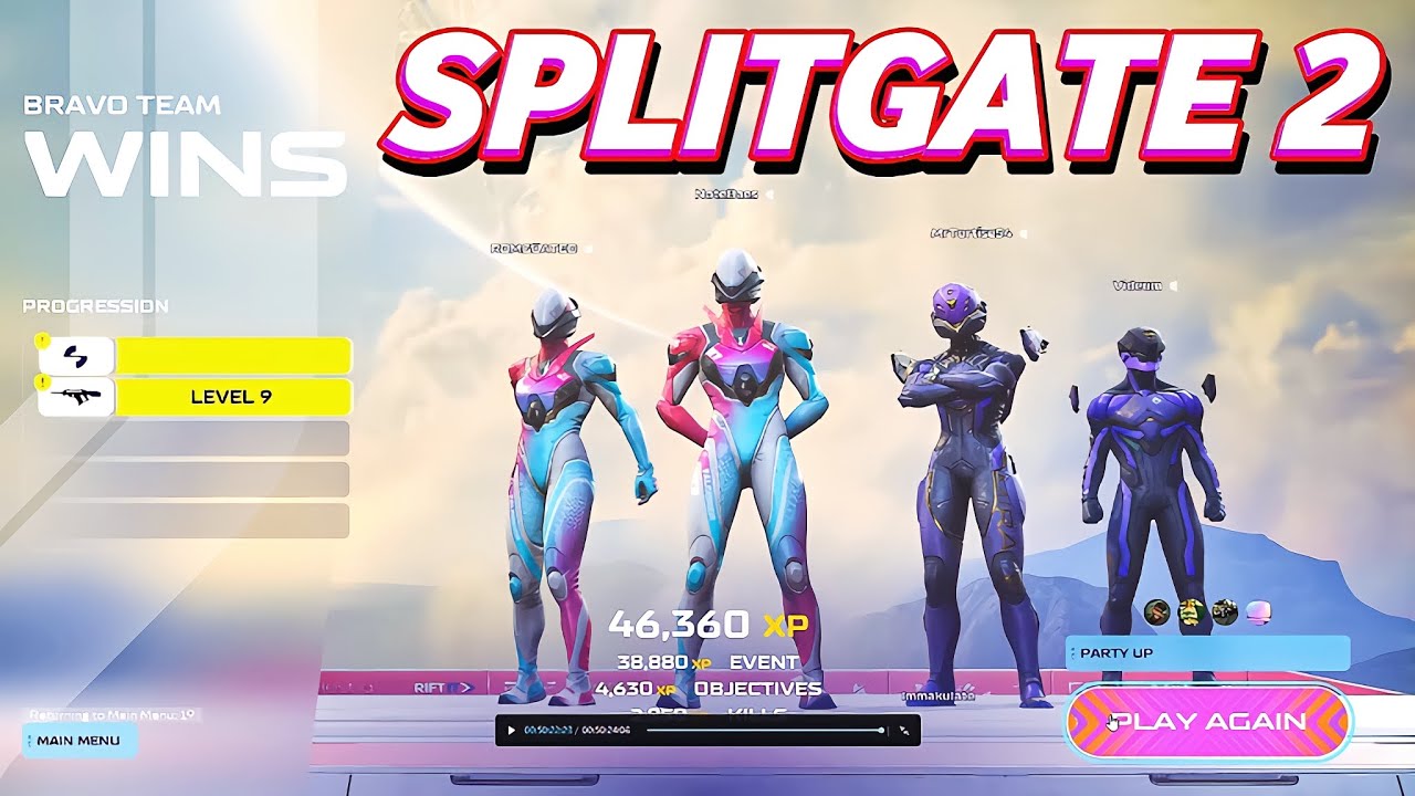 Splitgate 2 New Game Free To Play Gameplay Review - YouTube