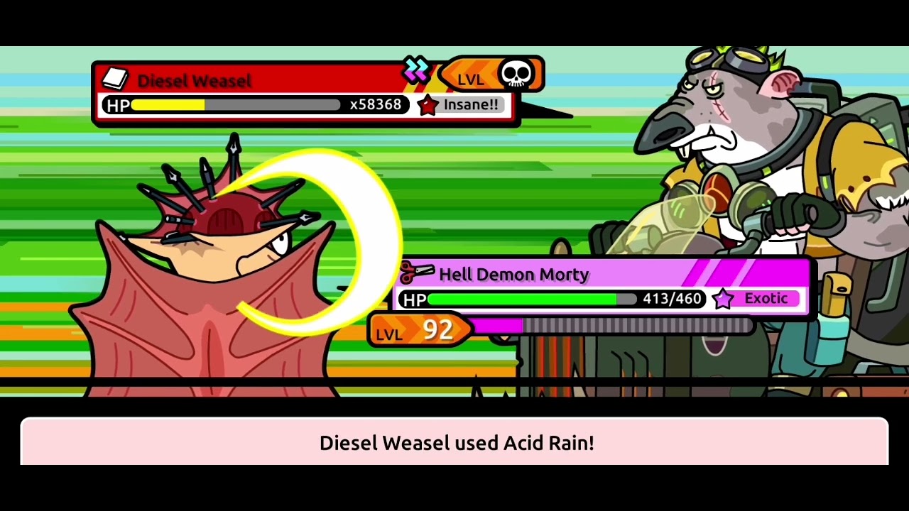 jugando la RAID de Weasel pocket mortys multijugador - YouTube