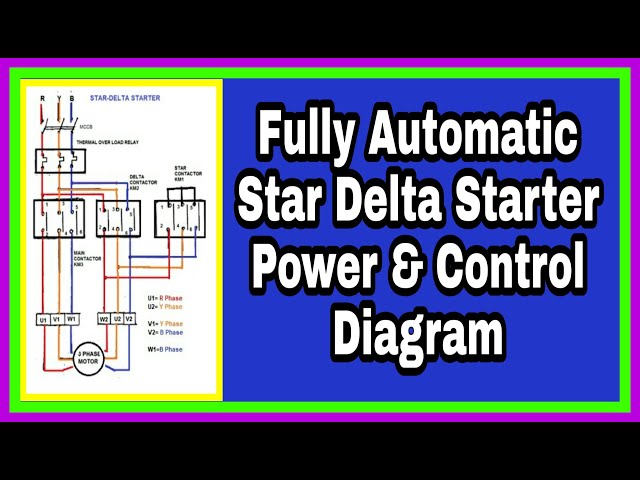 Automatic Star Delta Starter Power Circuit Diagram - Infoupdate.org