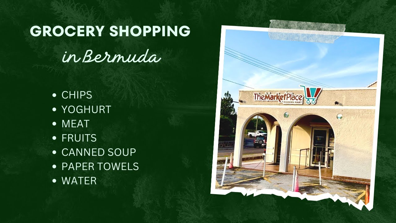 Grocery Shopping in Bermuda | What Did I Get for $60? - YouTube