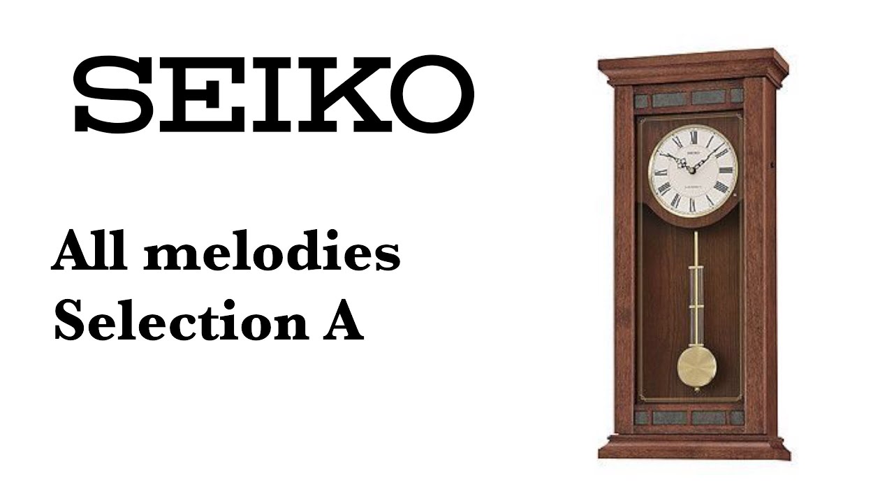Seiko QXM489BLH all melodies selection A - YouTube