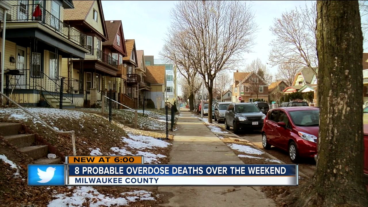 8 overdose deaths reported in Milwaukee County last weekend - YouTube