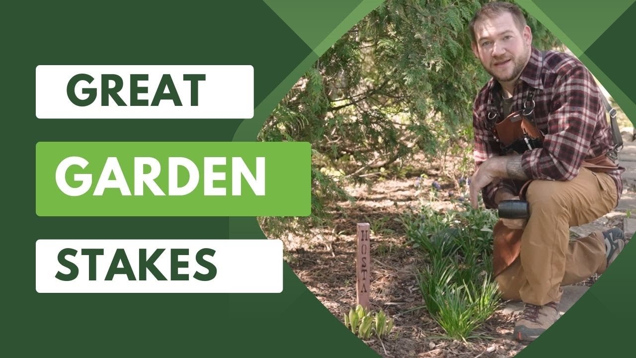 Building Quick and Easy Garden Stakes with Lumberjack Tools - YouTube