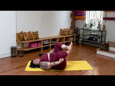 Knees to chest: yoga pose modifications for plus size bodies