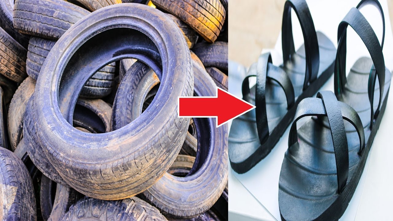 Hand Made Shoe Making | car tyre sandals - YouTube