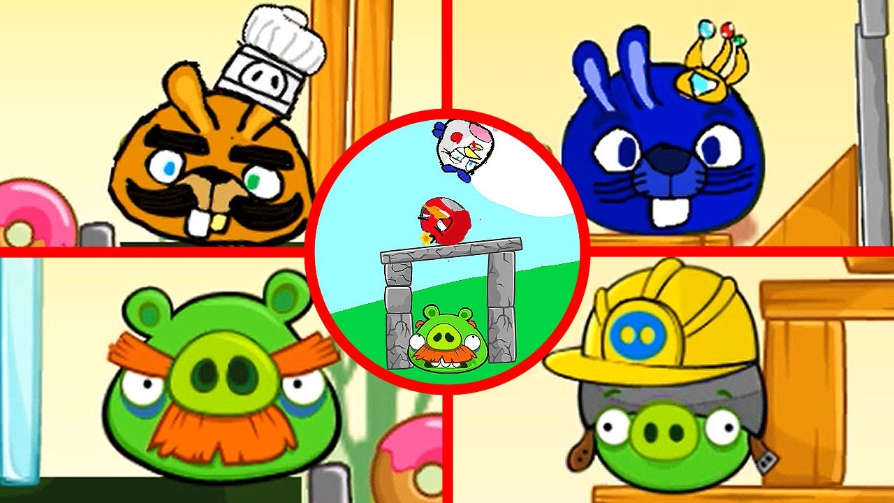 Angry Birds Mad Chirps - All Bosses (Boss Fight) 1080P 60 FPS - YouTube