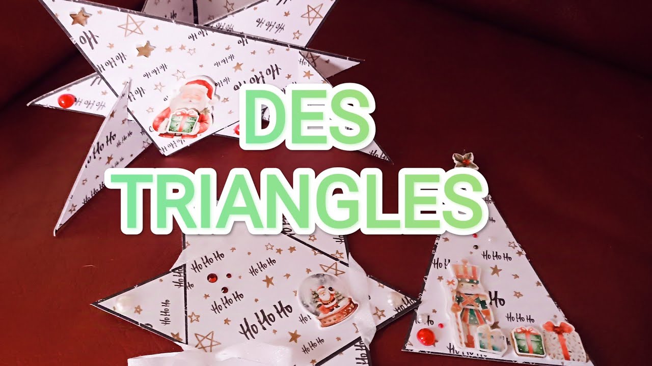 À la 6ème min : 3 CARTES SIMPLES AVEC DES TRIANGLES - YouTube