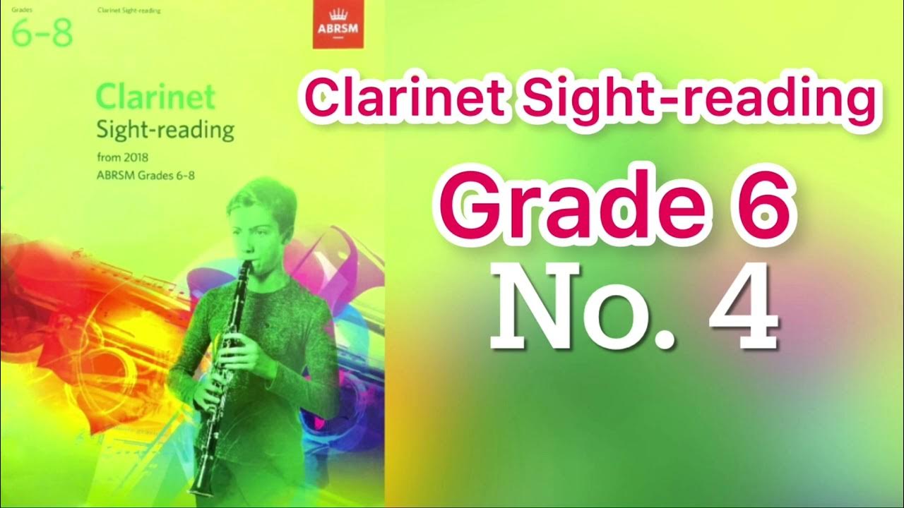 Grade 6 No. 4 / Clarinet / Sight-reading specimen test & play along ...