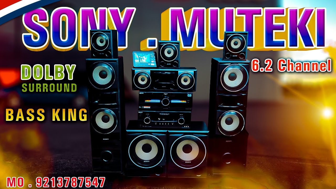 Sony Muteki STR-KM5500 for sell , dual amplifier , 6.2 channel - YouTube