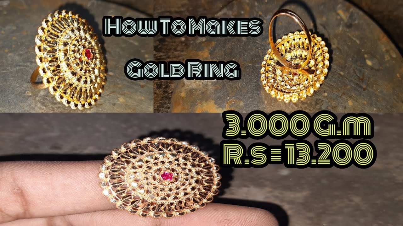 Latest Gold Ring Making || Gold Rings Designs - YouTube