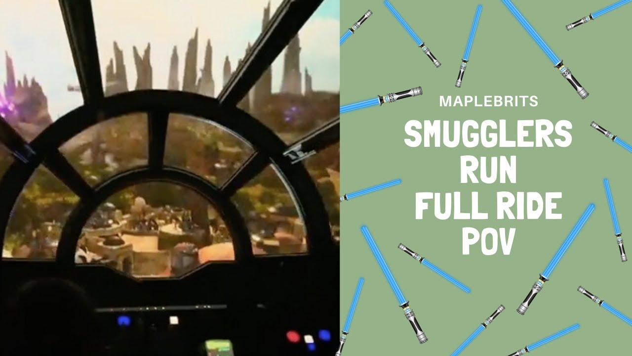 DISNEY SMUGGLERS RUN | FULL RIDE POV | HOLLYWOOD STUDIOS GALAXY'S EDGE ...