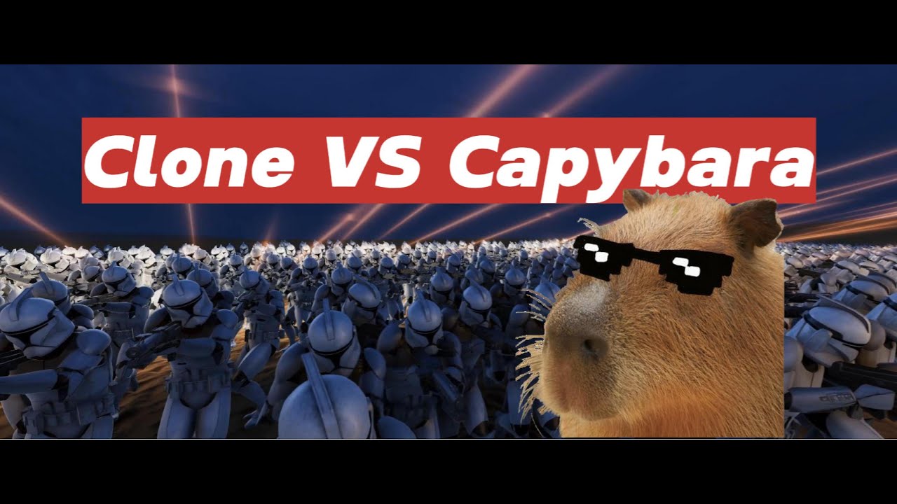 Star Wars Clone Troopers vs 1.000.000 Capybaras - YouTube