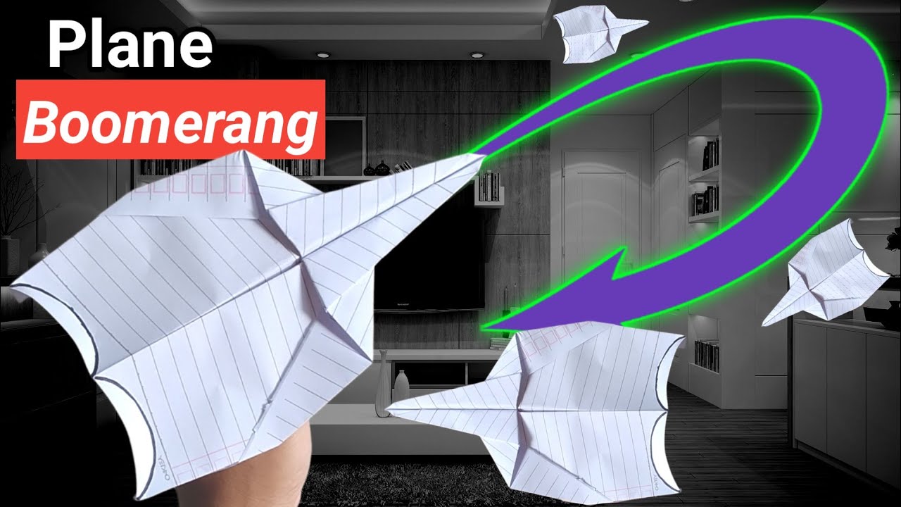 How To Make Boomerang Plane - Amazing Boomerang Plane (147) - YouTube
