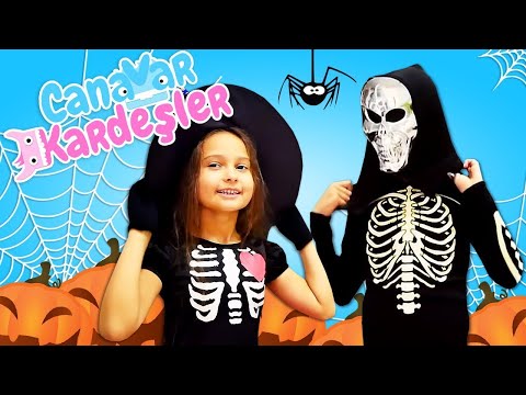 Çocuklar için eğlenceli video. Canavar Kardeşler Halloween partisine gidiyor.