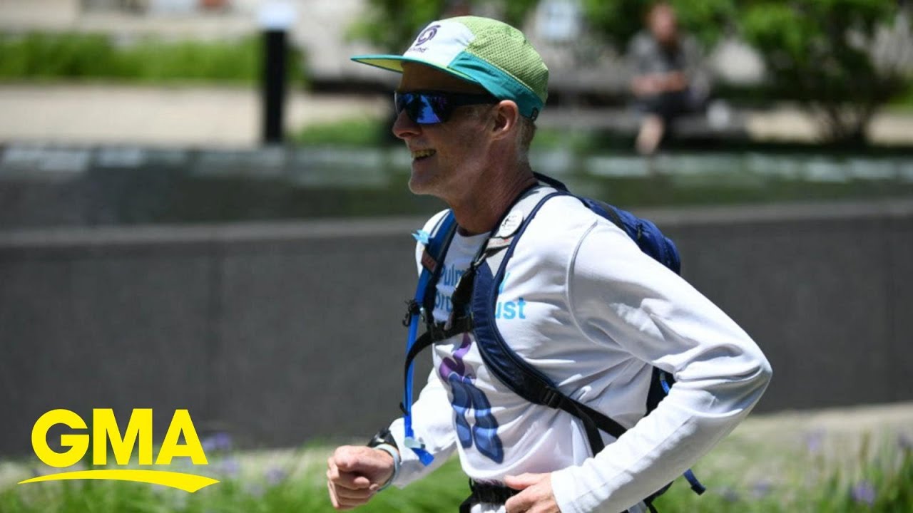 Marathon runner shares inspiring recovery story - YouTube