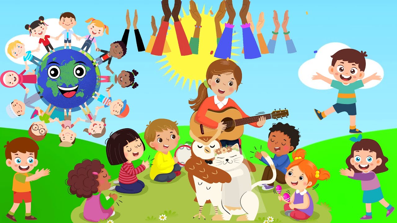 If You’re Happy And You Know It Song | Kids Songs | Nursery Rhymes ...