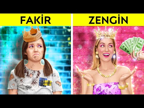NASIL PRENSES OLUNUR? || Zengin ve Fakir Yaratıcı Ebeveynlik Tüyoları! Kendin Yap Fikirleri 123 GO!