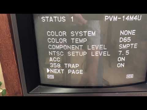 Monitor Sony PVM-14M4U - YouTube