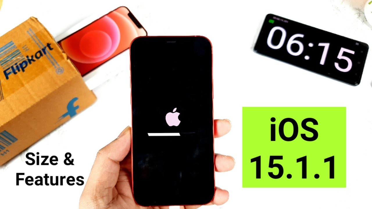 iPhone 12 Update Size & Features iOS 15.1.1 Time Taken to Install # ...
